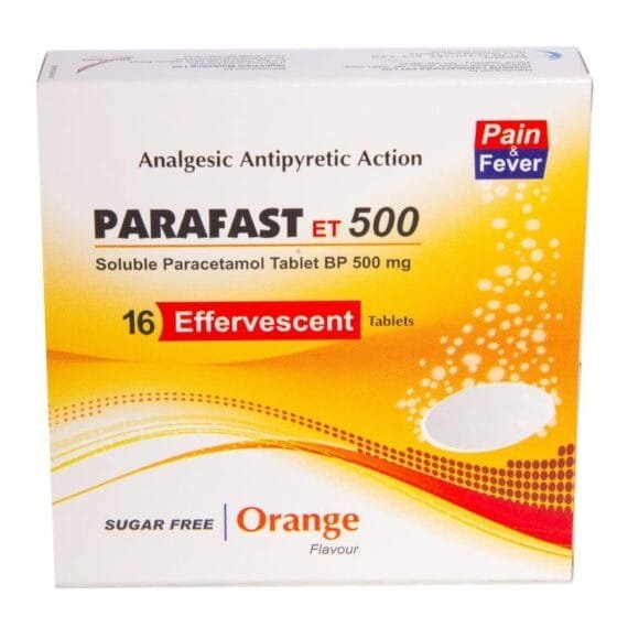 PARAFAST ET 500MG TABS 16'S