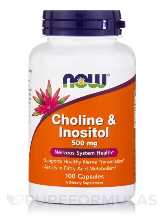 Choline & Inositol capsules- NOW