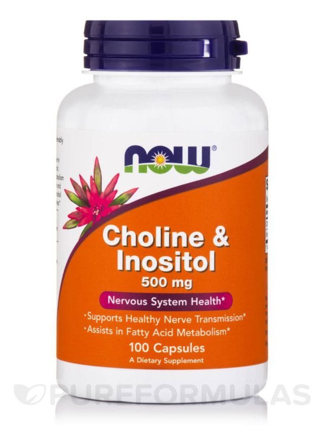 Choline & Inositol capsules- NOW