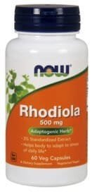 Now Rhodiola Rosea 500mg caps 60`s