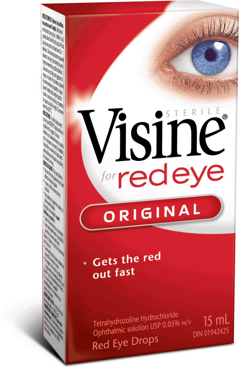 Visine Red Eye Original 15ml: Relief for Eye Redness& Irritation